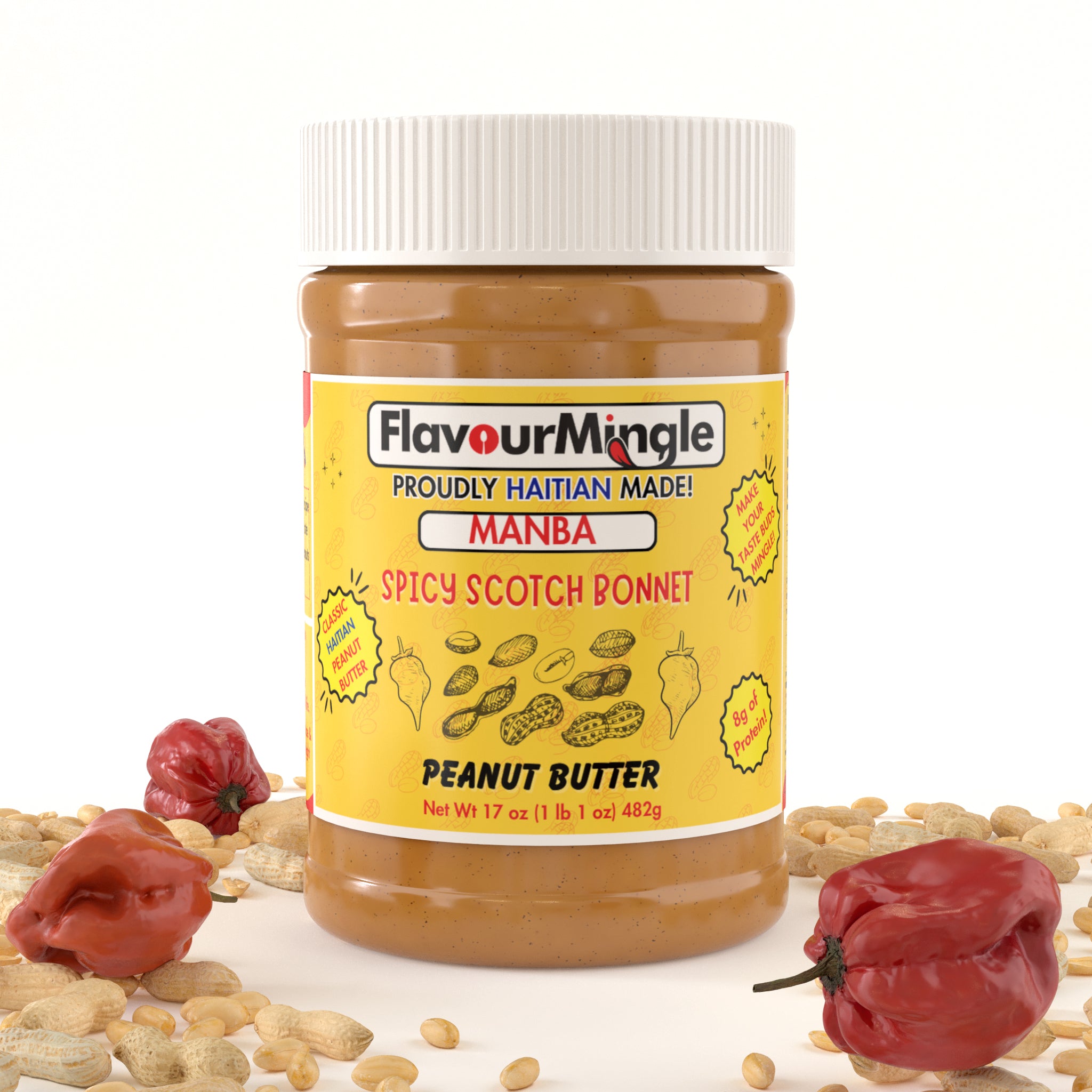 Haitian Manba | Spicy Scotch Bonnet Peanut Butter – FlavourMingle